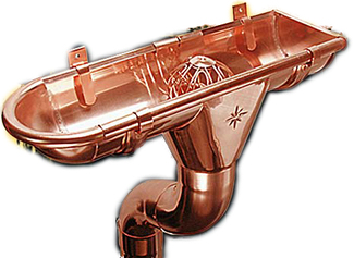 Copper Gutters Add Impressive Curb Appeal